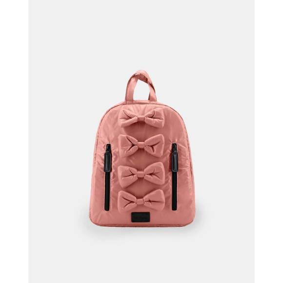 7Am Enfant | Bags | New 7am Enfant Midi Bows Backpack In Rose Dawn ...